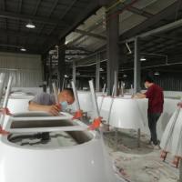 China White Acrylic Freestanding Bathtub with 60 Gallons Capacity and 60 Inches Size for 1-2 Person for sale