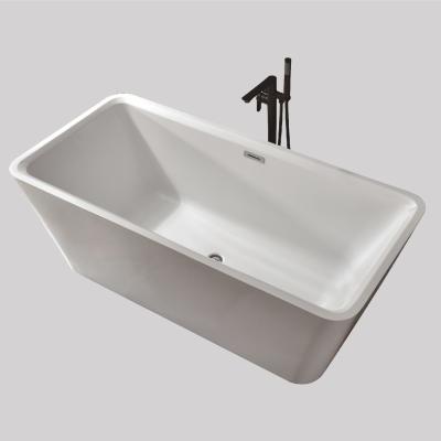 China Lightweight Whirlpool Acrylic Free Standing Bathtubs Matte White In Bulk for sale