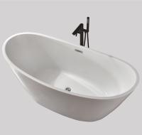 China Independent Hot Water Bathtub with Drainer House Bathtub for Hotel Use Wholesale Available for sale