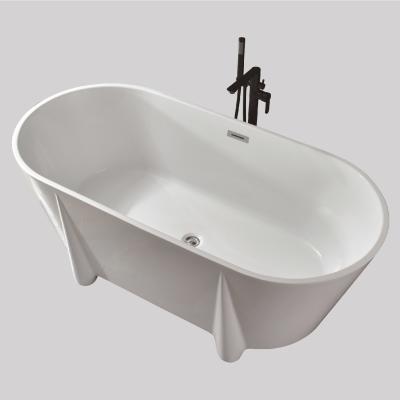 China Customized Acrylic Free Standing Bathtubs Freestanding Jetted Soaking Tub for sale