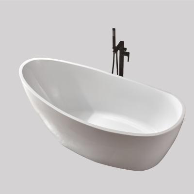 China Floor Mounted Oval Soaking Whirlpool Acrylic Free Standing Bathtubs For Hotels for sale