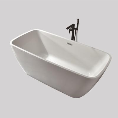 China Adult Fiberglass Acrylic Free Standing Bathtubs Bathroom 55 Inch 1-2 Person for sale
