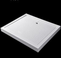 China High Quality Corner Drainer Shower Tray Rectangle White Acrylic Shower Base for sale