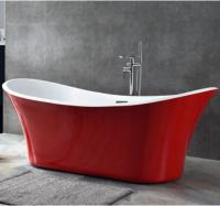 China 1400mm Free Stand Acrylic Slipper Bathtub Glossy For Adult SGS Certified for sale