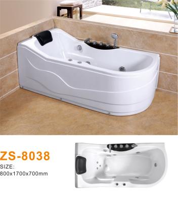 China Durable Acrylic Freestanding Jetted Bath For Long-Term Commercial Easy Maintenance for sale