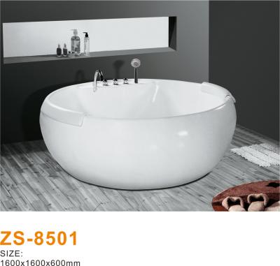 China Residential Commercial Acrylic Freestanding Jetted Tub with Custom Color for sale