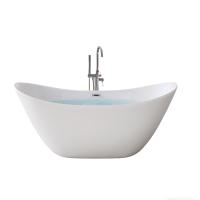 China Luxurious Acrylic Slipper Bathtubs with High-Gloss Finish for a Warm and Tactile Bathing Experience for sale