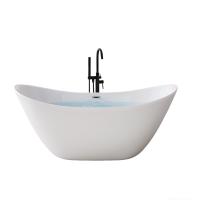 China Luxurious Acrylic Slipper Bathtubs with High-Gloss Finish for a Warm and Tactile Bathing Experience for sale
