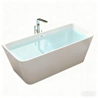 China Freestanding Acrylic Slipper Bathtub with 5-year Warranty, Easy Cleaning and Customizable Design for Modern Bathrooms for sale
