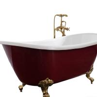 China Durable Acrylic Free Standing Bathtub with Fiberglass Reinforcement and Seamless Bonding for Enhanced Strength for sale