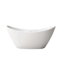 China 1700mm Length Acrylic Freestanding Bathtub with Seamless Bonding and 5-Year Warranty for Indoor Outdoor Use for sale