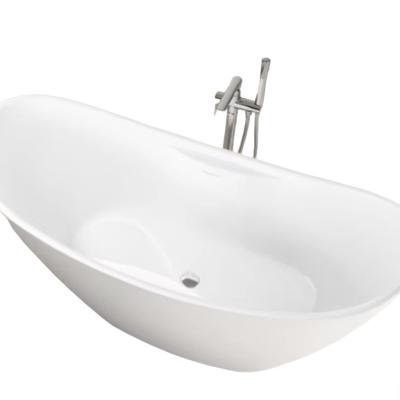 China White Acrylic Free Standing Bathtub 1700x750x720mm with Seamless Bonding for Home and Hotel for sale