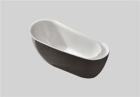China Colorful Acrylic Free Standing Bathtubs crafted from durable acrylic material with customizable color options for hotel and home for sale