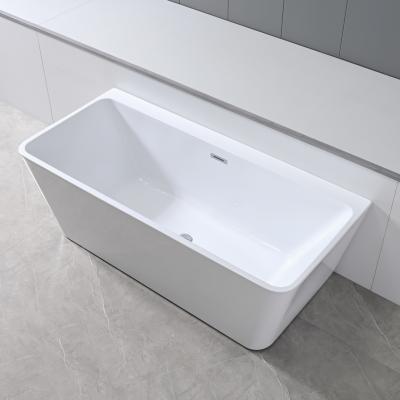 China Customizable Acrylic Free Standing Bathtubs featuring durable water resistant materials perfect for modern homes and hotel applications for sale
