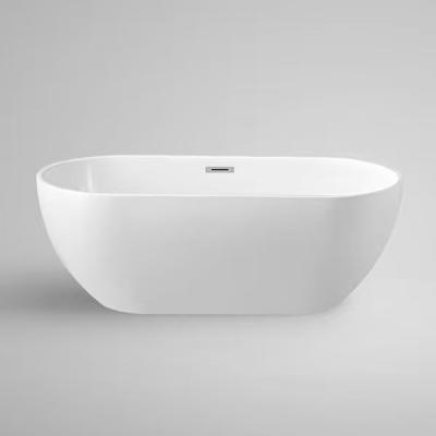 China Premium 1700x750x720mm Acrylic Free Standing Bathtub with Seamless Bonding and 5-Year Warranty for sale