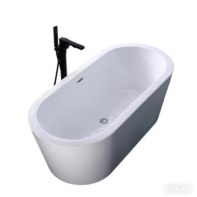 China 1700x750x720mm Acrylic Freestanding Bathtub with Seamless Bonding and 5-Year Warranty for sale