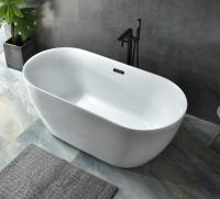 China Modern Acrylic Free Standing Bathtubs designed for comfort durability and customizable colors perfect for hotel and home bathroom environments for sale