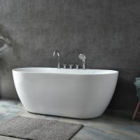 China Customizable Acrylic Free Standing Bathtubs designed with modern style durable acrylic and suitable for hotel and home bathroom for sale