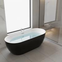 China Modern Freestanding Bath Tub Oval Bathtub for Indoor Soaking Factory Wholesale Home Bathroom Use Hotel Villa Project for sale