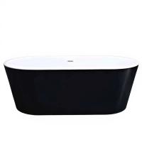 China Modern Contemporary Portable Acrylic Tubs Rectangle-shaped Freestanding Bath Tub for Soaking for Indoor Hotel Villa for sale