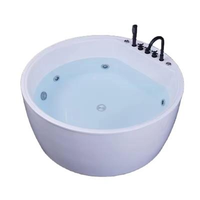 China Modern 1500x750x720mm Acrylic Freestanding Bathtub with Whirlpool Massage and Seamless Bonding for sale