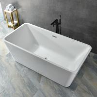 China Durable Acrylic Free Standing Bathtub with Customizable Colors and Modern Design for Hotel and Home Bathrooms for sale