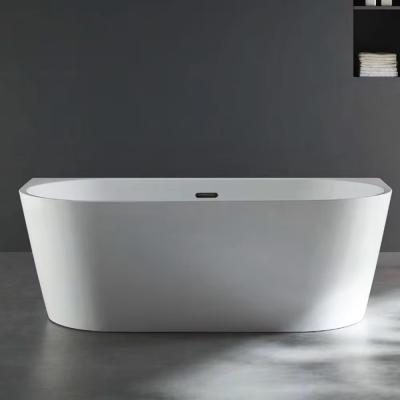 China 1500x750x720mm Acrylic Free Standing Bathtub with Seamless Bonding and Whirlpool Massage Function for sale