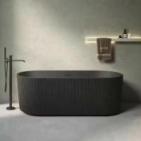 China Customizable 1500x750x720mm Acrylic Free Standing Bathtub with Seamless Bonding and 5-Year Warranty for sale
