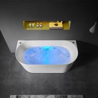 China 1500x750x720mm Acrylic Free Standing Bathtub with Seamless Bonding and 5-Year Warranty for sale