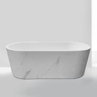 China Elegant Acrylic Free Standing Bathtubs crafted from acrylic with fiberglass reinforcement offering easy maintenance and superior durability for sale