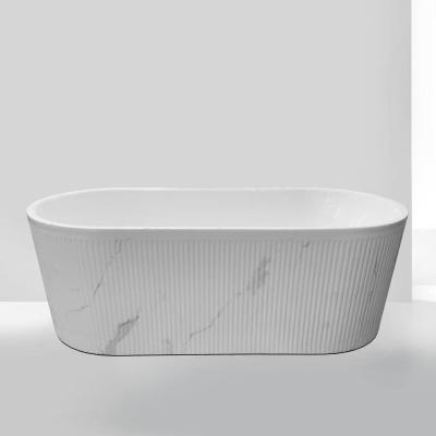China Elegant Acrylic Free Standing Bathtubs crafted from acrylic with fiberglass reinforcement offering easy maintenance and superior durability for sale