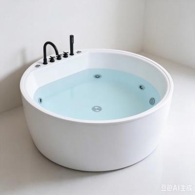 China Customizable Acrylic Free Standing Bathtub with Seamless Bonding and Smooth Surface for Modern Bathrooms for sale