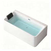China Customizable Acrylic Free Standing Bathtub with Multi Layer Composite Structure and Excellent Heat Retention for sale