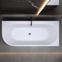 China Acrylic Freestanding Bathtub with Seamless Bonding Anti-Slip Treatment and 1500x750x720mm Size for Hotels and Homes for sale