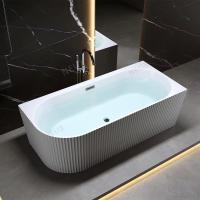 China Acrylic Free Standing Bathtub with Multi Layer Composite Structure and Customizable Sizes for Commercial Spaces for sale