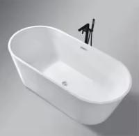 China Customizable Acrylic Free Standing Bathtubs with Multi Layer Composite Structure and Excellent Heat Retention Performance for sale