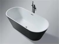 China Acrylic Free Standing Bathtubs with Seamless Bonding and Anti Slip Treatment for Hotels Homes and Beauty Salons for sale
