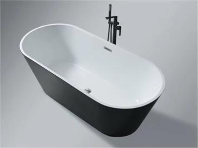 China Acrylic Free Standing Bathtubs with Seamless Bonding and Anti Slip Treatment for Hotels Homes and Beauty Salons for sale