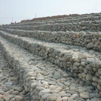China 2.7mm Woven Gabion Baskets Heavy Galvanized Hexagonal Retaining Wall Design for sale