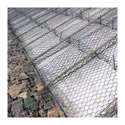 China 2mx1mx1m Hexagonal Gabion Basket Retaining Wall Stone Cage for sale