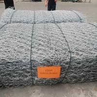 China 4x1x1m Hot Dipped Galvanized Galfan Gabion Baskets Double Twisted 3.0mm for sale