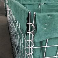 China Mil 2 Gravel Filling Military Barrier Heavy Galvanized Square Welding Mesh Protective for sale