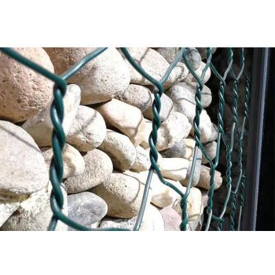 China Standard Size Gabion Box Hexagonal Three Twisted Galvanized Retaining Wall for sale