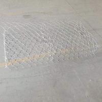 China Galfan Coated Gabion Basket Retaining Wall 8x10cm Mesh Hole Stone Cage for sale
