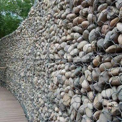 China Retaining Wall Using Pvc Coated Gabion Box Hot Galvanized for sale