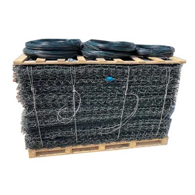 China 2x1x0.5m Gabion Box Hot Dip Galvanized Rock 2.2mm / 6x8cm for sale