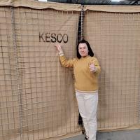 China Sand Filled Gabion Hesco Blast Wall Containment Military Barrier Blast Wall for sale