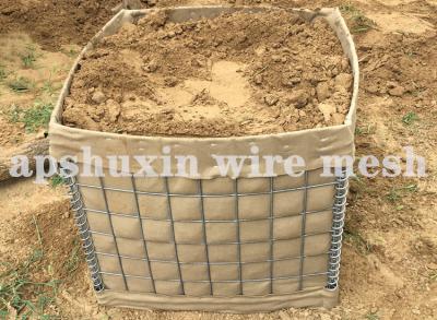 China High Strength Green Geotextile Hesco Barrier Wall hesco fence Easy To Transport for sale