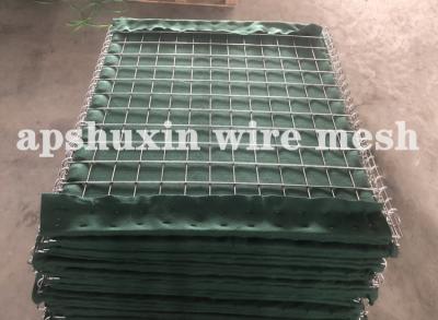 China fortification Flood Control Hesco Bastion Barrier 0.61m 1.06m 1.52m width for sale