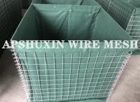 China 300gsm Geotextile Defensive Barrier Military Sand Wall Long Duration for sale